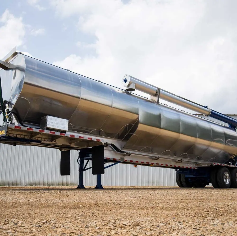 Drop Deck Feed Trailer | Ledwell Bulk Haul Feed Trailers