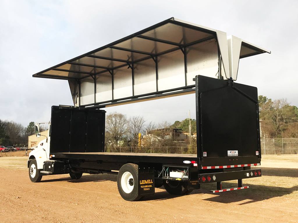 Curtain Side Trailer Alternative from Ledwell | Gull Wing™ Truck