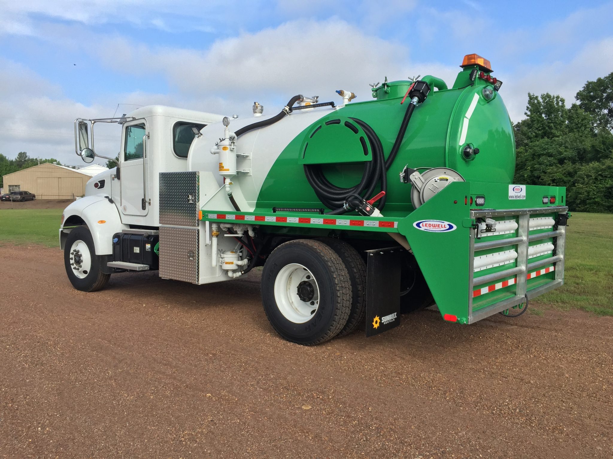 Portable Toilet Service Truck for Sale | Restroom Truck by Ledwell