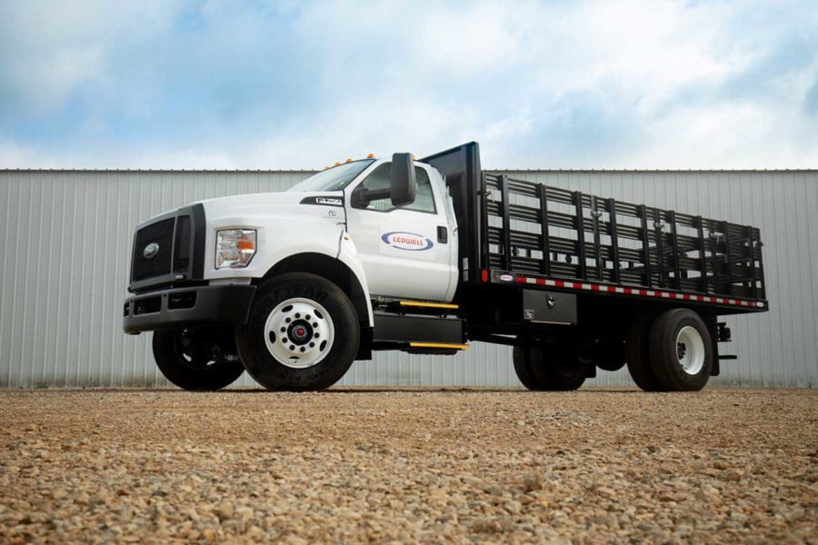 Stake Bed Trucks | Haul Heavy Loads with a Ledwell Stake Bed Truck